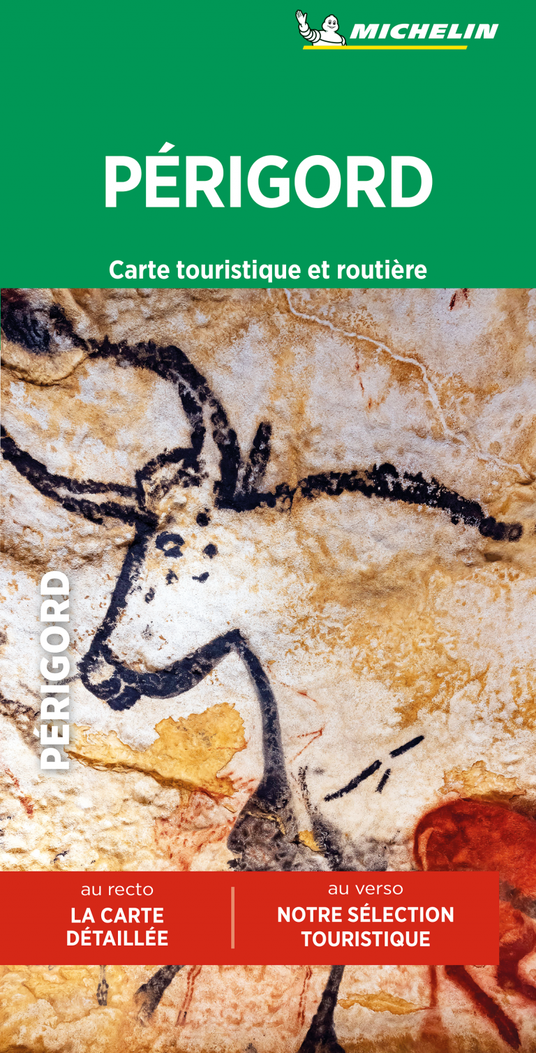 Vallée de la Dordogne - Carte touristique Périgord 2024 - Michelin Editions